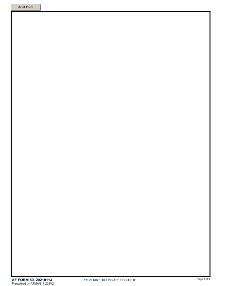 AF Form 50 – Flight Crew Information File | Finder Doc