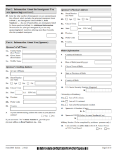 I-864 Form – Affidavit of Support Under Section 213A of the INA ...