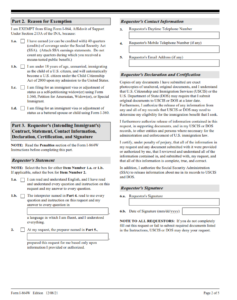 I-864W Form – Request for Exemption for Intending Immigrant’s Affidavit ...