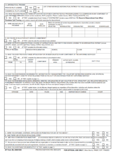 AF Form 56 – Application & Evaluation For Training Leading To A ...