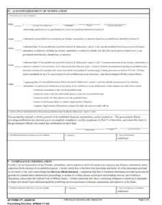 AF Form177 – Notification Of Qualification For Prohibition Of Firearms ...