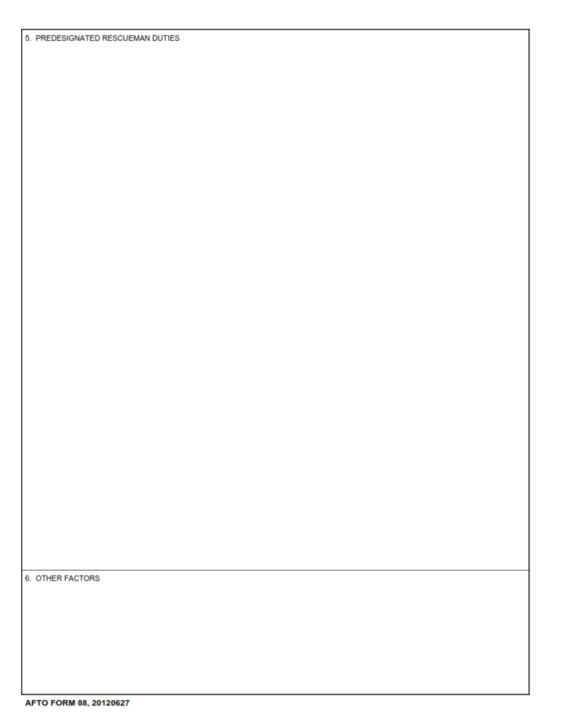 AFTO Form 88 – Aircraft Pre-Fire Plan | Finder Doc