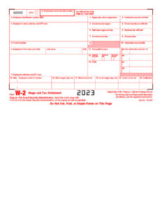 W2 Form 2023 Printable – IRS Form W-2 Fillable | Finder Doc