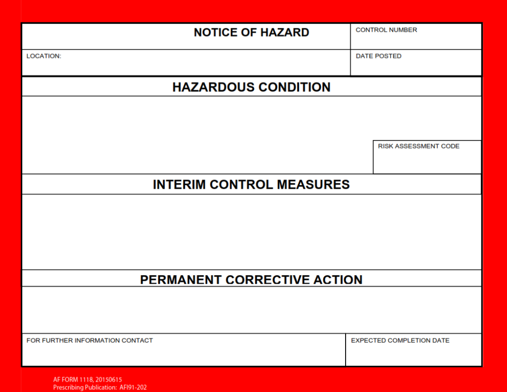 AF Form 1105 – Certificate of Designation | Finder Doc