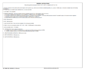 AF Form 1522 – Arms Additional Training Accomplishment Report | Finder Doc